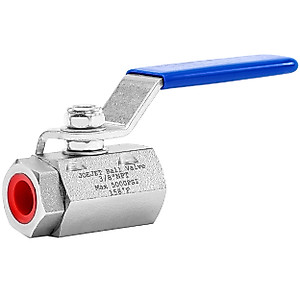 JOEJET High Pressure Washer Ball Valve Kit, 3/8" Quick Connect Ball Valve for Power Washer Hose, 5000 PSI