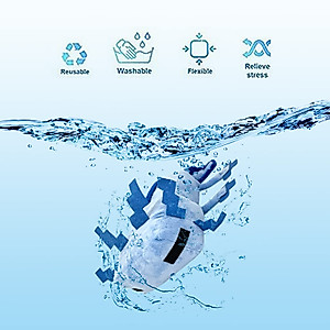 JAVICED Blue Axolot Plush Plush Stuffed Toy Soft Throw Pillow Decorations for Video Game Fans, Kids Birthday Party Favor Preferred Gift for Holidays, Birthdays(Blue Axolot)