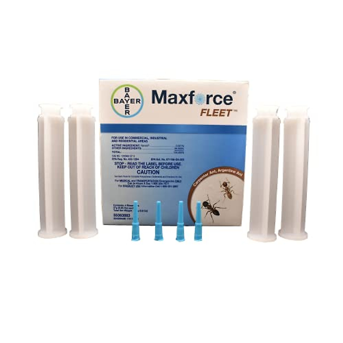 Bayer - Maxforce Fleet 4 Tips, 4 plungers, 4 reservoirs