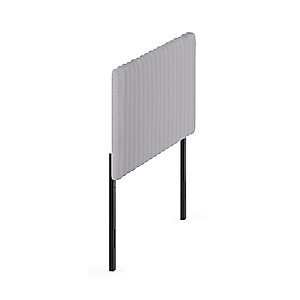 Furinno Roanne Upholstered Tufted Headboard, Queen, Glacier