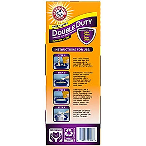 Arm & Hammer Double Duty Clumping Cat Litter, 14lb