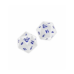 Ultra Pro - Dungeons & Dragons - Icewind Dale Heavy Metal D20 Dice Set, E-18354