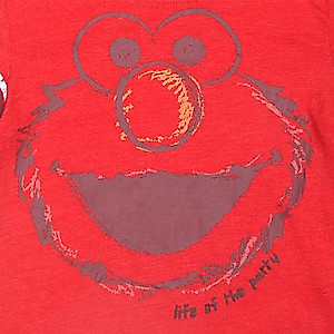 Sesame Street Elmo Boys’ T-Shirt for Infant and Toddler – Red