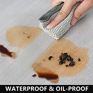 17.7 ×177 Inch Shelf Liners Heavy Cabinet Liner Non-Slip Kitchen Drawer Liner Waterproof Cabinet Mat No Odor Cupboard Liner for Home and Kitchen - White