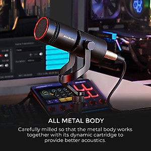 AVerMedia Live Streamer AX310 Creator's Control Center + Live Steamer MIC 330 Dynamic Microphone. Content creator live streaming and broadcasting bundle