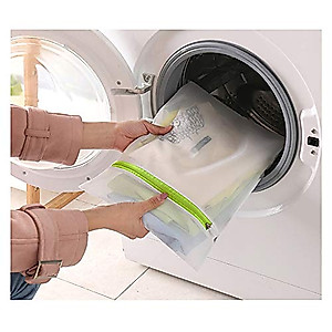 Mesh Laundry Bags 6-Pack Medium 16 x 12 Inch Laundry Wash Bag Colorful Zipper for Delicates, Blouse, Hosiery, Stocking, Underwear, Bra Lingerie, Sweater, Travel Storage Bag