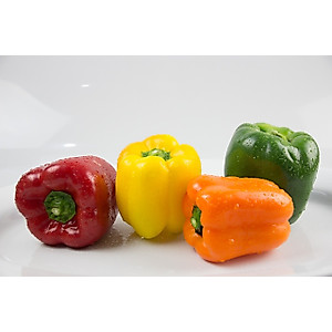 NIKA SEEDS - Seeds Vegetable Sweet Bell Pepper Rainbow Mix - 30 Seeds