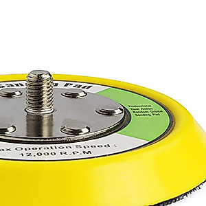 4 Inch Hook and Loop Backing Plates 5/16"-24 Threads for DA Air Random Orbital Car Polisher Sanding Polishing