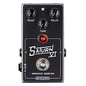 Spaceman Saturn VI: Harmonic Booster Guitar Effects Pedal - Standard Edition with Boost, Tone and Drive Controls