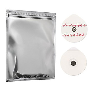 AmeriCan Goods 50/Pk White Oval Electrode, 32mm x 38mm PE Foam, Pediatric