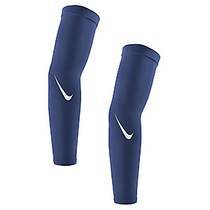 Nike Pro Dri-fit 4.0 Arm Sleeve (DRI-FIT) UVA and UVB protection - NAVY - 1 Pair Small/Medium