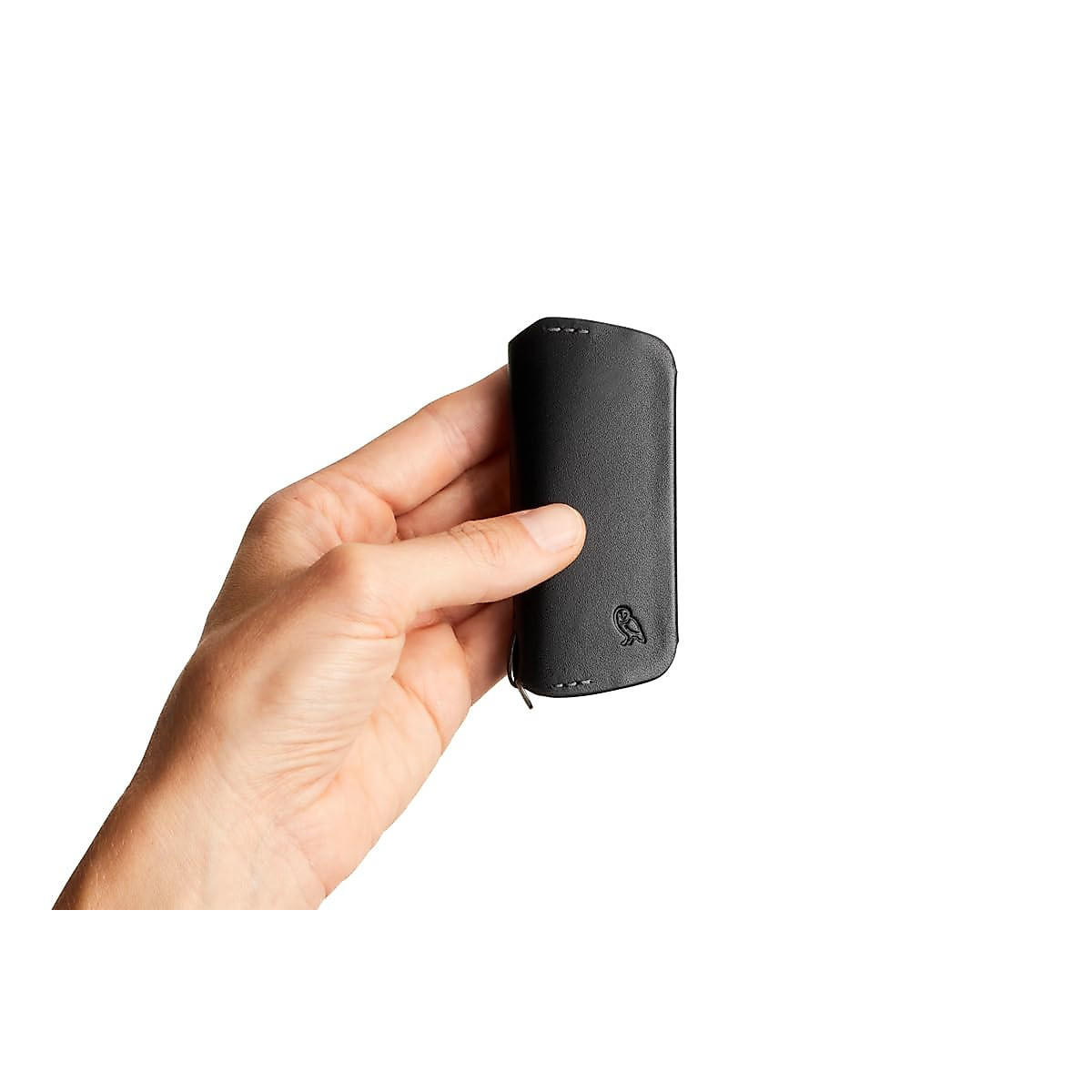 Bellroy Key Cover Plus – Third Edition (Leather Key Holder, Holds 4 – 8 Keys) - Black