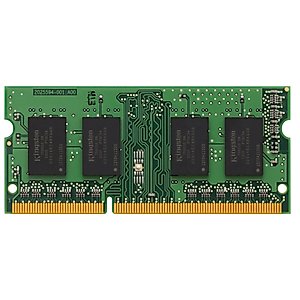 Kingston Value RAM 4GB 1333MHz PC3-10600 DDR3 Non-ECC CL9 SODIMM SR X8 Notebook Memory (KVR13S9S8/4)