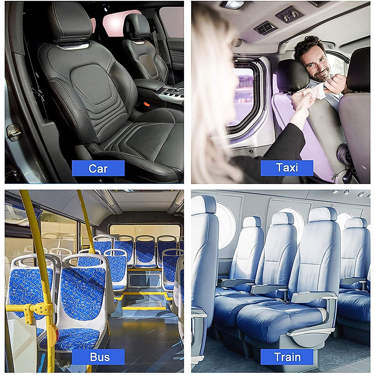 RISHNEG Car Seat Covers, 100 Pcs Clear Car Disposable Plastic Seat Covers, Vehicle Protector Seat Protective Covers Films for Car Airplane Seats, Restaurant Seats, Bus Seats, 100pcs Car Seat Covers