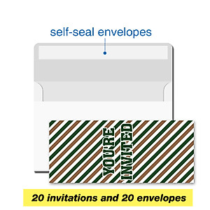 VAHATAN Football Birthday Party Invitations 20 Pack It's Game Time Football Ticket Invitations with Envelopes Invites Cards for Birthday Party