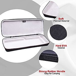 LTGEM Hard Case for Donner N-25 25 Key & Hercules DJ DJControl Starlight | Pocket MIDI Controller - Travel Carrying Storage Bag