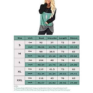 SHIBEVER Long Sleeve Women Tops: Fall Casual Tunic Shirts for Womens Round Neck Twist Knotted Tee Blouses Dark Grey M