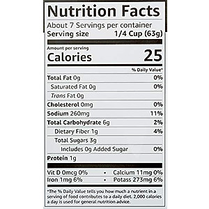 Amazon Brand - Happy Belly Tomato Sauce, 15 Ounce