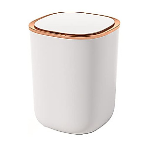 XDCHLK 12L Smart Sensor Garbage Bin Kitchen Bathroom Toilet Trash Can Automatic Induction Waterproof Bin with Lid ( Color : OneColor , Size : 12L )