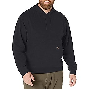 Dickies Men's Pullover Fleece Hoodie, Black, Large