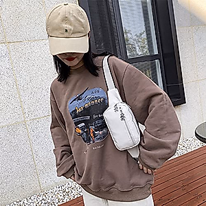Fanny Packs for Women Fashion Waist Packs Pu Leather Belt Bag Slim Hip Bum bag for Travel Party Festival Walking (Belt Bag for Beige)