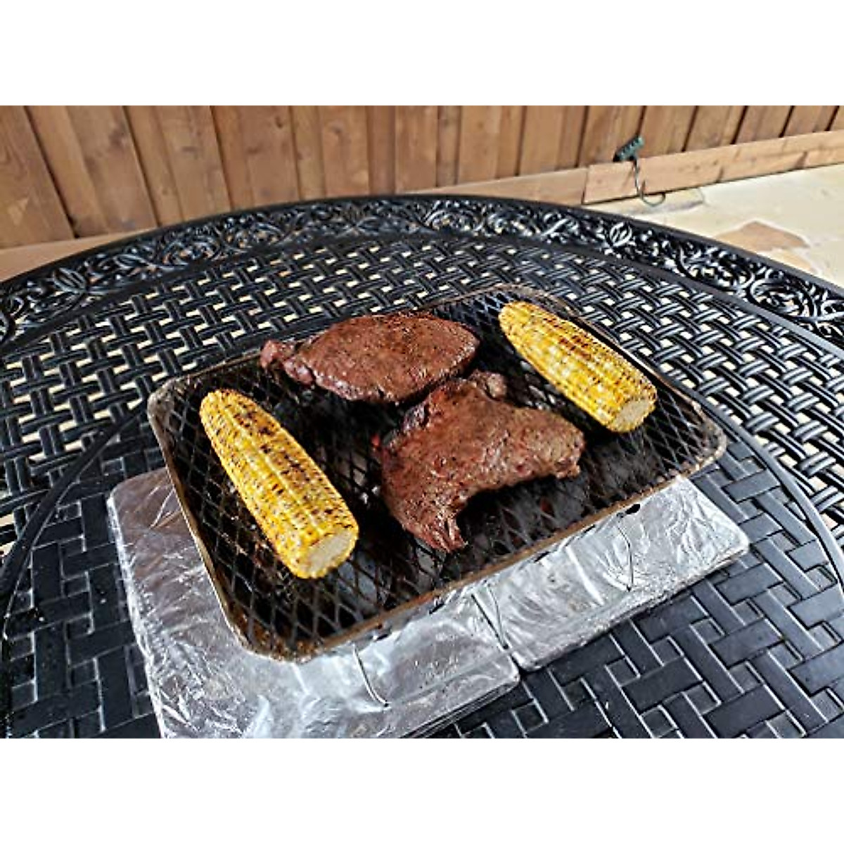 CHARBOX, Fun Pack (1-4 People) Disposable BBQ Charcoal Grill/Portable/Ready to Use/Lasts 3 Hrs!!/Recyclable/Barbecue Grill/Eco Friendly - Great for Camping,Tailgate & Backyard Parties!!!