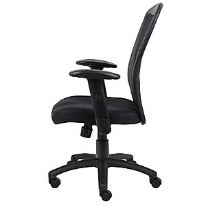 Boss Office Products Budget Mesh Task Chair in Black