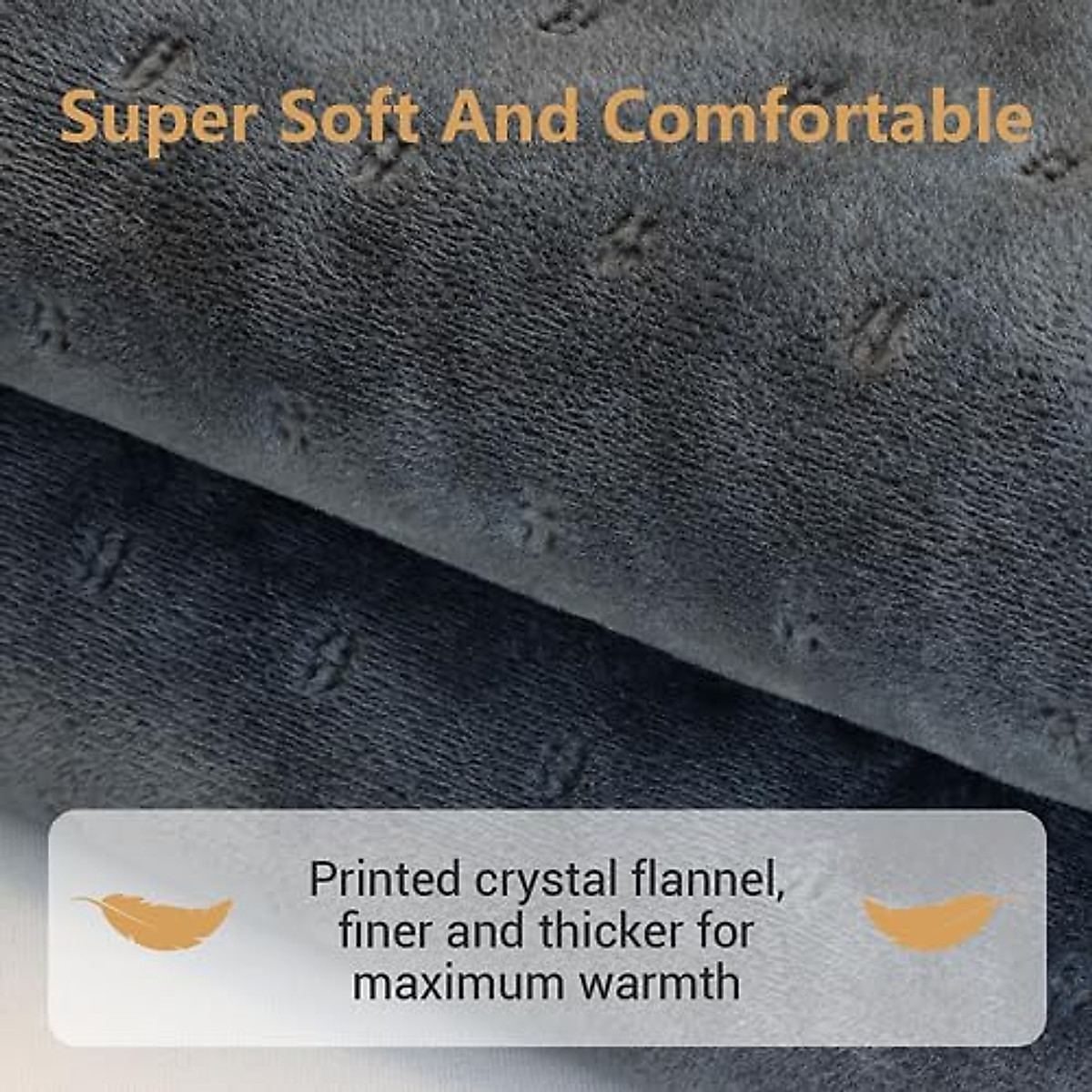 ATASA Heating Pad for Back Pain Relief & Cramp, Electric Heat Pad with 9 Heat Level, 11 Auto Shut Off, LCD Controller, Dry/Moist Heated for Waist/Abdomen/Shoulder/Neck, Machine-Washable, Gray