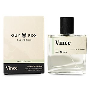GUY FOX - Vince - Cologne For Men | Crushed Lime, Mint Gin & Sunset Musk | Fresh, Masculine Men's Cologne | Men’s Fragrance | 1.7 Fl Oz