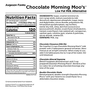 Augason Farms Morning Moo's Chocolate Low Fat Milk Alternative Can, Emergency Food Supply, Everyday Meals, 67 Servings