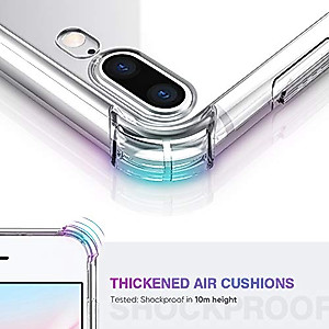 ORIbox Case Compatible with iPhone 7 Plus Case, Compatible with iPhone 8 Plus Case, with 4 Corners Shockproof Protection