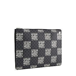 Louis Vuitton, Pre-Loved Christopher Nemeth x Louis Vuitton Damier Graphite Pochette Jour GM, Black