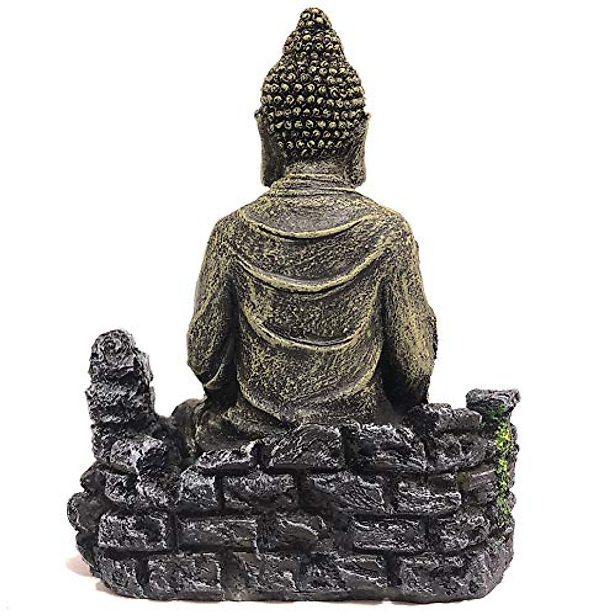 SLOCME Aquarium Buddha Statue Decorations - Aquarium Decor Ornament Fish Tank Buddha Statue Decoration