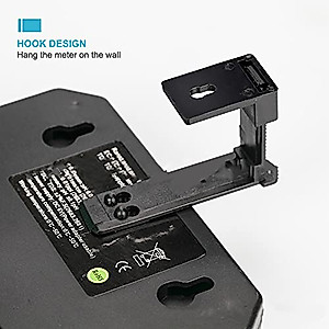 Alvinlite Water Quality Meter, PH & Temperature 2-in-1 Monitor Meter, Dual Display Water Quality Monitoring Kit High Accuracy for Aquarium Hydroponics Pools Tanks Spa(110V)