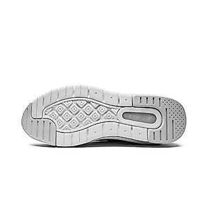 Nike Men's Air Max Genome Running Cw1648 Shoes, White/Black/Pure Platinum, 9