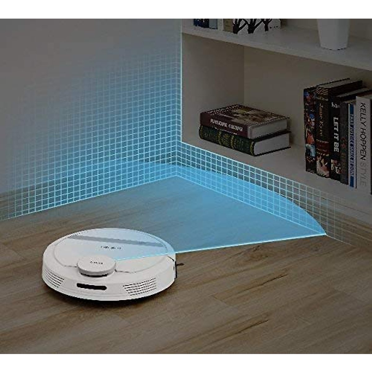 Ecovacs Deebot 907 Smart Robotic Vacuum, Carpet, Bare Floors, Pet Hair + Mapping Technology, High Suction Power, WiFi, Compatible with Alexa and Google Assistant (Renewed)