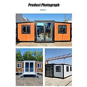 2 Storey Steel Construction House 20ft Foldable Container Folding Living Worker Dormitory Office Rooms