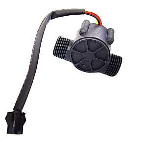 Kiro&Seeu 1/2" Water Flow Hall Sensor Control Switch Fluid Flow Meter Flowmeter Counter 1-30L/min