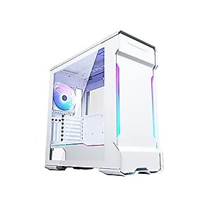 PHANTEKS (PH-ES518XTG_DMW01) Evolv X EATX Mid-Tower, Aluminum, Tempered Glass, DRGB, Matte White