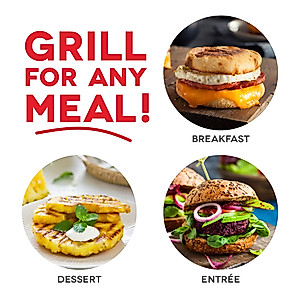 DASH Mini Maker Portable Grill Machine + Panini Press for Gourmet Burgers, Sandwiches, Chicken + Other On the Go Breakfast, Lunch, or Snacks with Recipe Guide - Black