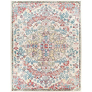 Artistic Weavers Odelia Vintage Bohemian Area Rug,7'10" x 10',Blush/Yellow