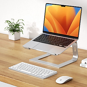 Emetok for Mac Keyboard [Aluminum Base, Rechargeable], Ultra Slim Bluetooth 5.1 Keyboard with [Upgraded Scissor Keys] Customized for MacBook Air/Pro, iMac, iMac Pro, Mac Mini/Pro, Silver