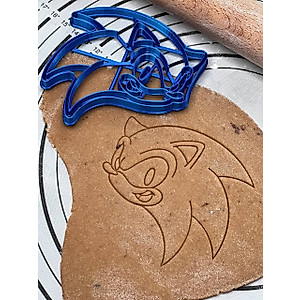 Sonic Head Cookie Cutter & Mold 4.75” inches Produced by 3D Kitchen Art