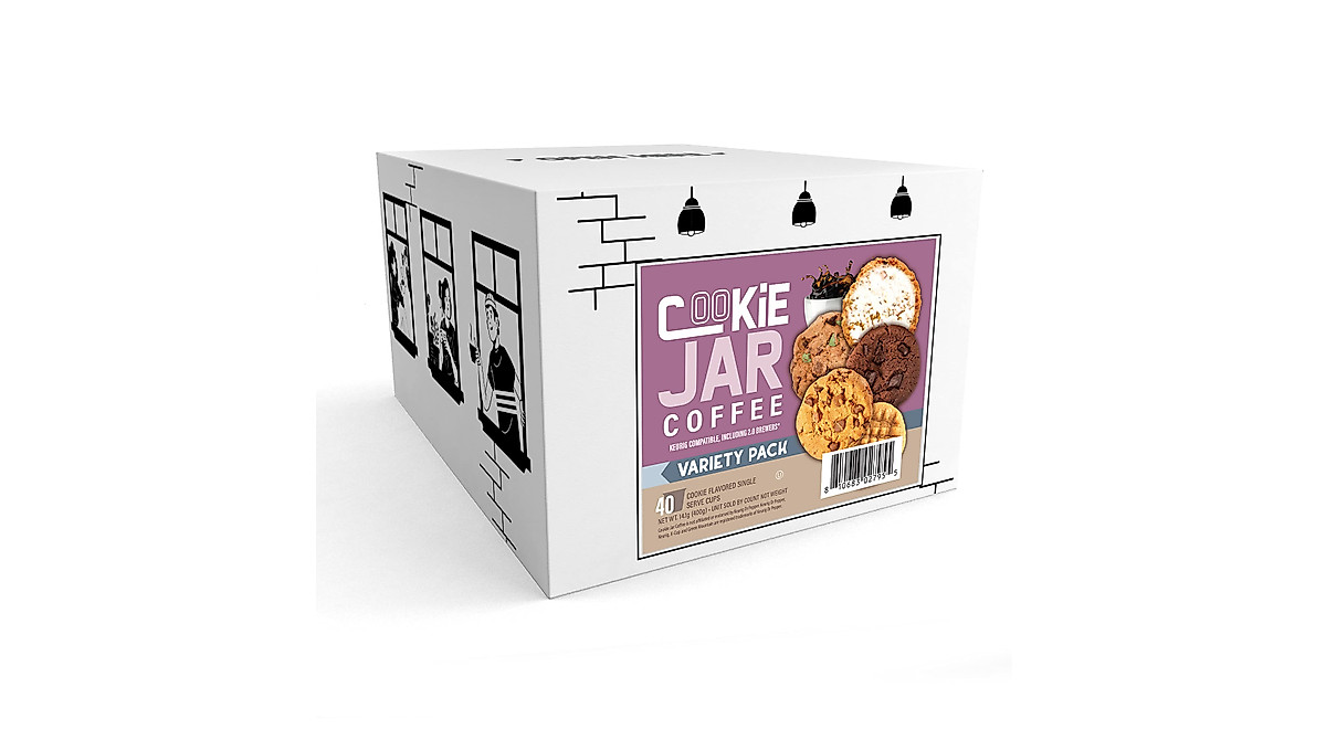Cookie Jar Coffee Variety Pack Pods for Keurig - 40 Count
