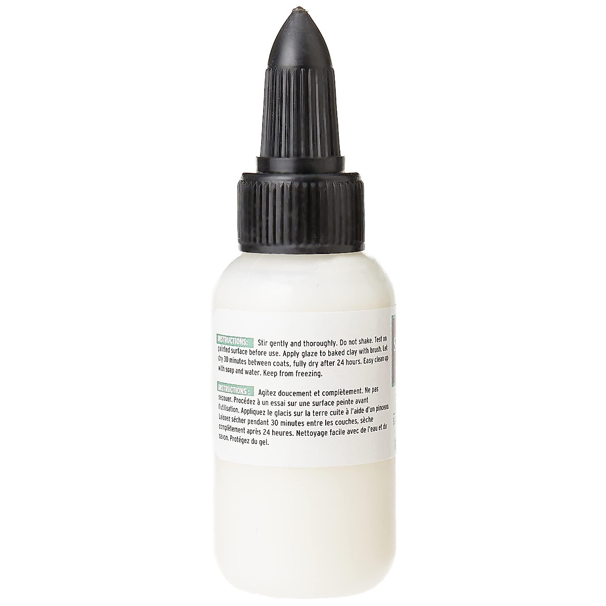 Sculpey® Satin Glaze, Non Toxic, 1 fl oz. bottle with precise flow twist cap. Will add a satin finish to your baked polymer oven-bake clay creations!