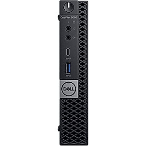 Dell OptiPlex 5060 Micro Intel Core i5-8500T 2.1GHz, 32GB RAM, 512GB SSD, Windows 11 Pro 64bit 24" LCD (Renewed)