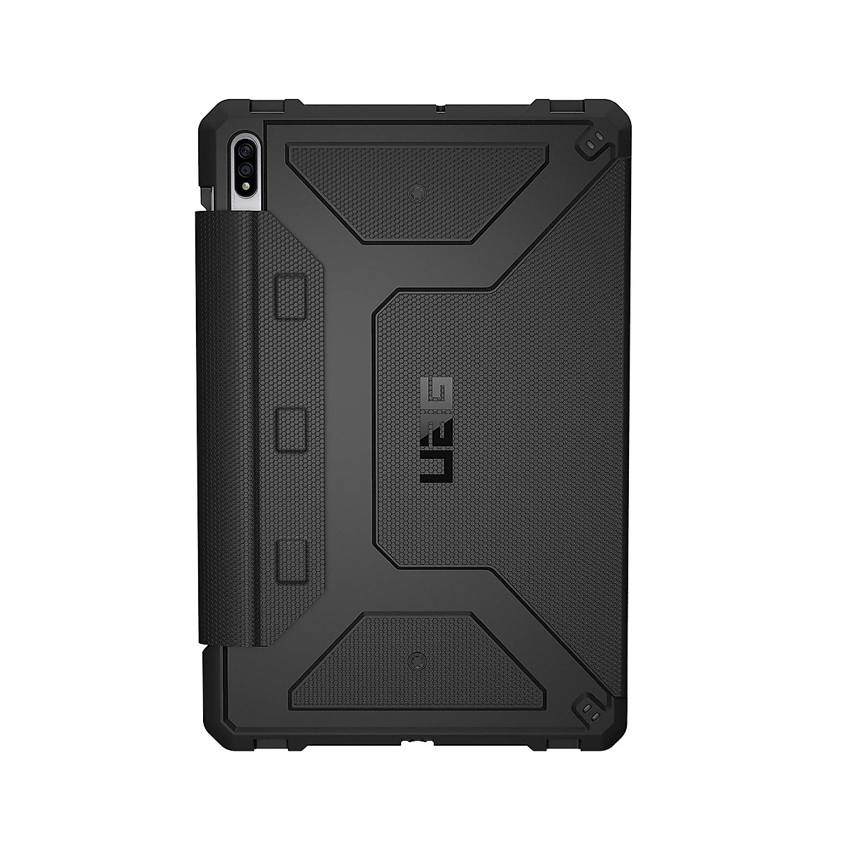 URBAN ARMOR GEAR UAG Designed for Samsung Galaxy Tab S7 Plus Case, 12.4-inch, Metropolis Folio Slim Heavy-Duty Tough Multi-Viewing Angles Stand Military Drop Tested Rugged Protective Cover, Black