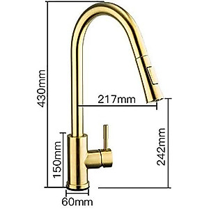 Faucets, Water-Tap Bath Shower Systems Touch Control Kitchen Faucet Stainless Steel Smart Sensor Kitchen Mixer Touch Faucet for Kitchen Pull Out Sink Taps