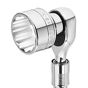 Powerbuilt 1-7/8 Inch Socket, 3/4-inch Drive, 12 Point, Thin Wall Hex Strong Grip Design, Size Markings - 643216