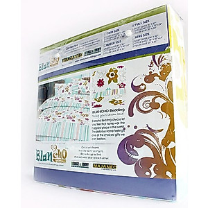 Blancho Bedding - [Rhythm of Colors] 100% Cotton 3PC Mini Comforter Cover/Duvet Cover Set (King Size)